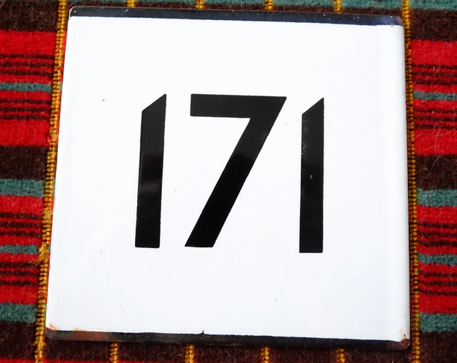 LONDON TRANSPORT ENAMEL BUS STOP E-PLATE for ROUTE 171 £42.50 - PicClick UK