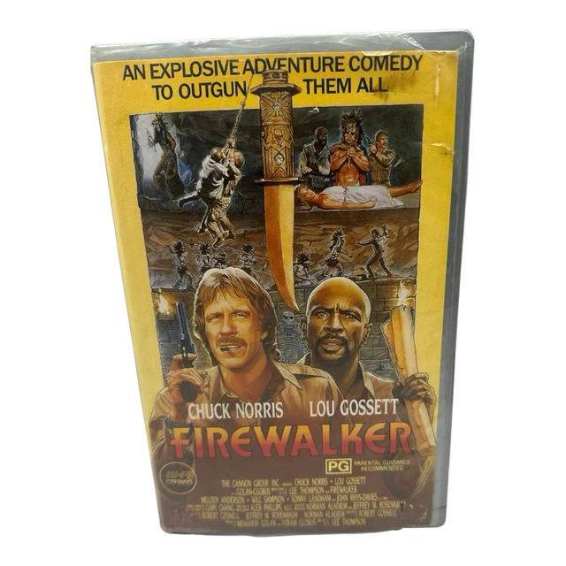 FIREWALKER (1986) VHS | Big Box Ex-Rental | Chuck Norris | GC $14.05 - PicClick AU