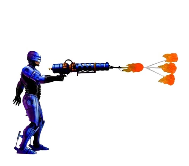 NEW AUTHENTIC ROBOCOP Vs Terminator Flamethrower 1993 Video Game Figure ...
