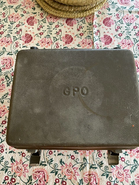 VINTAGE GPO GREEN Tool Box / Instrument Box ? £10.00 - PicClick UK