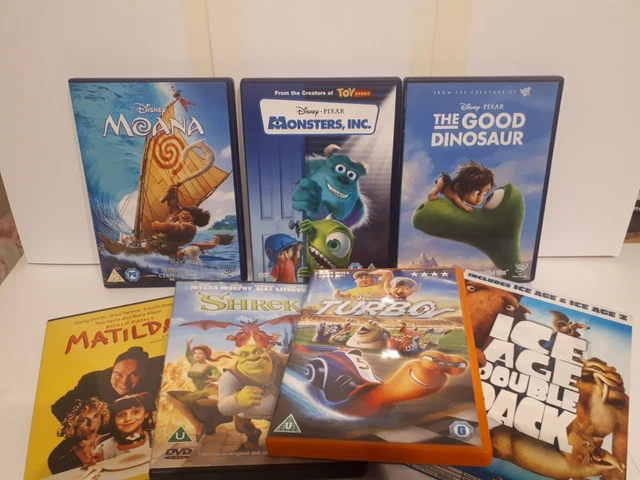 CHILDREN'S DVD BUNDLE 8x Animation Family Movies Films Disney ...