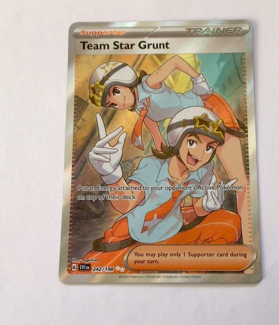 POKEMON CARD - Team Star Grunt 242/198 - Holo Ultra Rare 🔥 ...