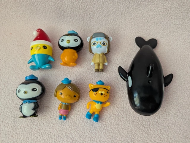 CBEEBIES OCTONAUTS MAGAZINE Plastic Action Figure Bundle Cake Toppers ...