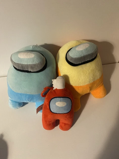 AMONG US PLUSH Soft Toy Bundle X3 (1 Keyring) £4.99 - PicClick UK