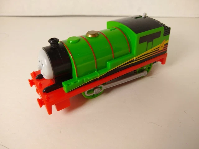 THOMAS & FRIENDS Railway Race Percy Trackmaster Mattel 2013 Motorized ...