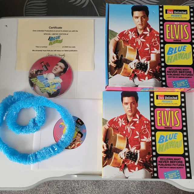 ELVIS INSIDE BLUE Hawaii Rock A Hula Box Set Complete Book DVD Record ...