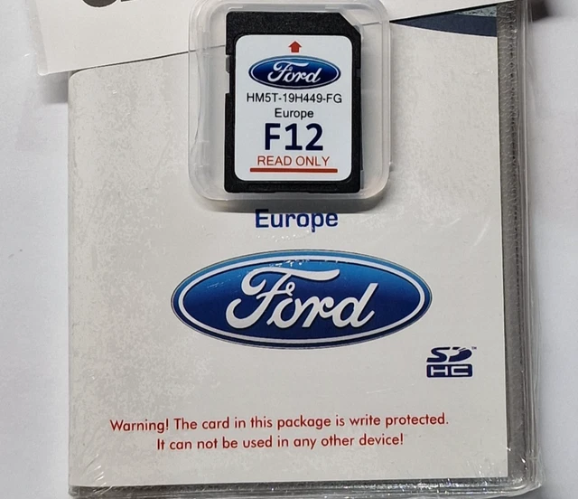 GENUINE FORD F12 Map Nav Sat Sync2 Fiesta / Focus / Kuga Sd Card Hm5T ...