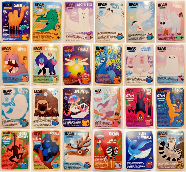 YOYO BEAR CARDS 2023 Bearilliant Beasts - GREAT CONDITION - ALL ...