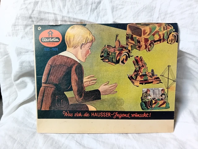 ORIGINAL HAUSSER-ELASTOLIN KATALOG 1935-1936 EUR 59,99 - PicClick DE