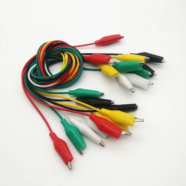 PACK DE 10 clips alligator isolés de haute qualité mène un test de ...