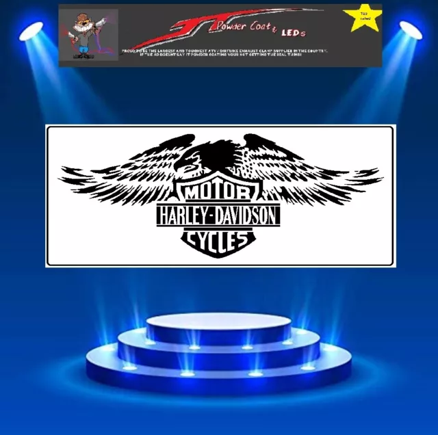 HARLEY DAVIDSON LOGO Eagle Stencil Template Airbrush Paint 9x21 533 1 