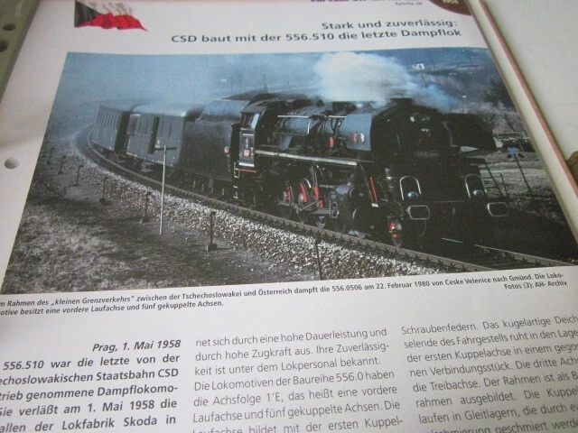 EISENBAHN CHRONIK N 3B 1958 Tschechien baut letzte Dampdlok 556. 510 ...
