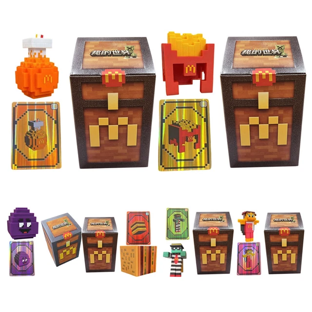 MCDONALD'S HAPPY MEAL Toys 2025 A Minecraft Movie Collectable Card Fry ...