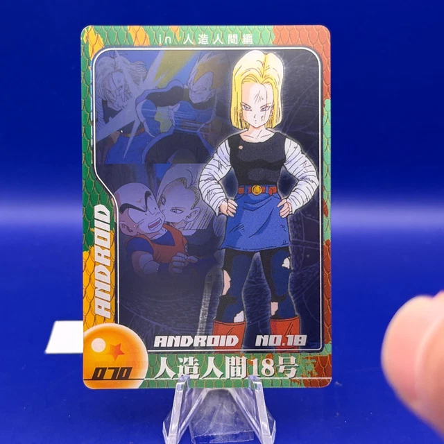 ANDROID 18 NO.070 Dragon Ball Wafers Card TCG MANGA MORINAGA Japan $39. ...