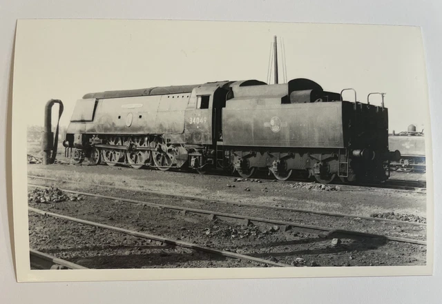 SR RAILWAY LOCOMOTIVE Photograph West Country Class Unrebuilt 34049 F33 ...