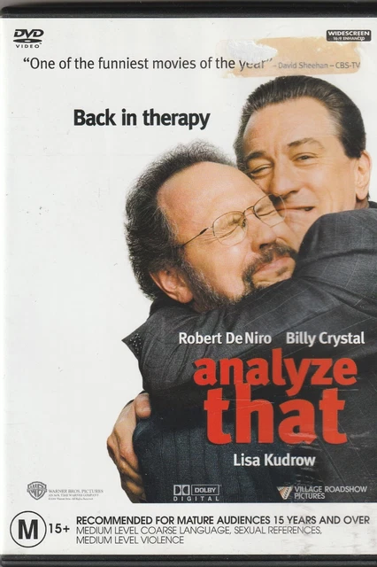 ANALYZE THAT DVD Robert De Niro Billy Crystal $6.50 - PicClick AU