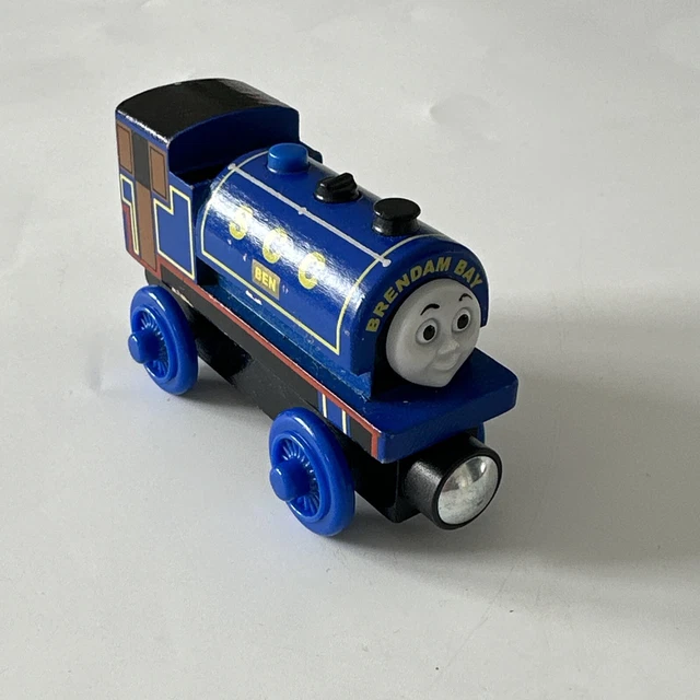 BEN SCC BRENDAM BAY BLUE BDG18 Thomas Wooden Train Engine BRIO Track ...