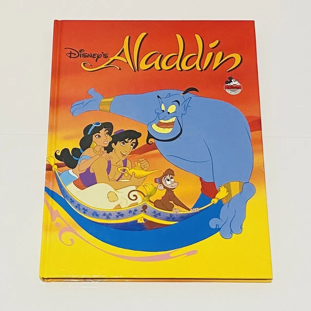 DISNEY'S ALADDIN LARGE Hardcover Book 1992. Adapted By Don Ferguson £8. ...