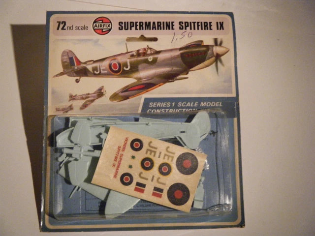 SEALED CLASSIC 1973 AIRFIX 1/72 WW II RCAF & RAF Supermarine SPITFIRE Mk.IX Ftr $14.54 - PicClick CA