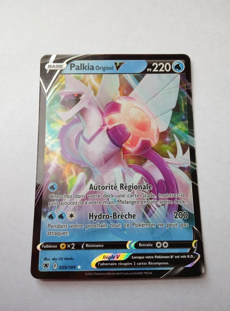 CARTE POKÉMON PALKIA Originel V 039/189 Astres Radieux EUR 2,00 ...