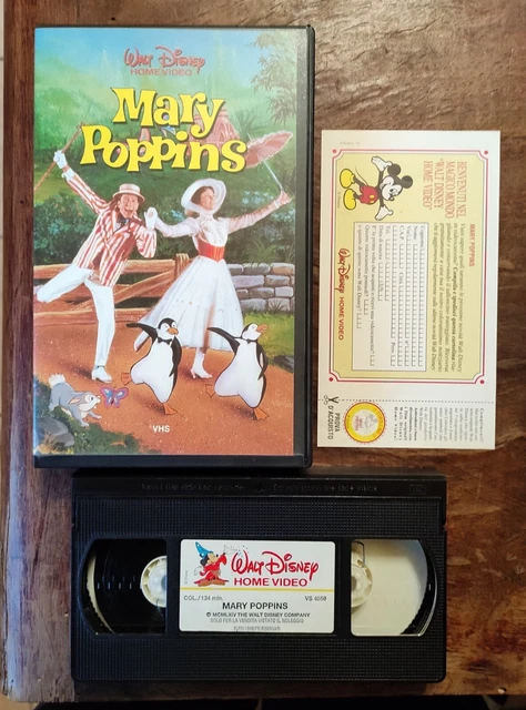 VHS MARY POPPINS Walt Disney 1985 Commedia Musicale Cult Leggere ...