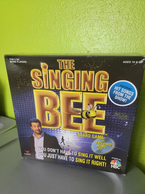 2007 NBC THE Singing Bee Board Game with Music CD Open But Unused $12. ...