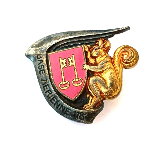 RARE INSIGNE AVIATION Militaire Drago Metra Collection ancien BA base ...