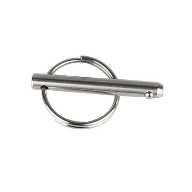 RUSTPROOF STAINLESS SPRING Loaded Lock Pin for Bimini Top Deck Hinge ...