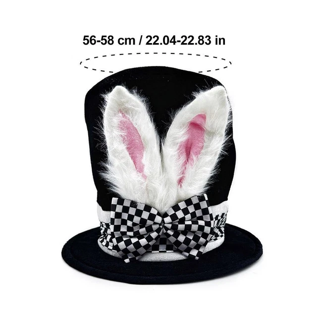 REALISTIC EASTER BUNNY Cosplay Props Party Rabbit Ear Hat Performance ...