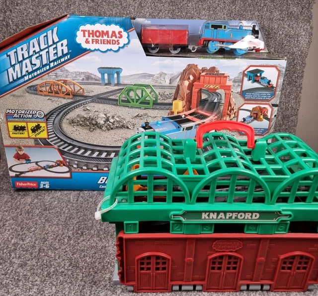 THOMAS & FRIENDS Track Master Quarry Set Boxed + Extra Track & Station ...