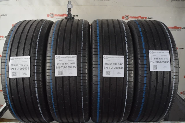 4 PNEUMATICI CONTINENTAL 215/55 R17 94V Estivi Tu9435 EUR 219,00 - PicClick IT