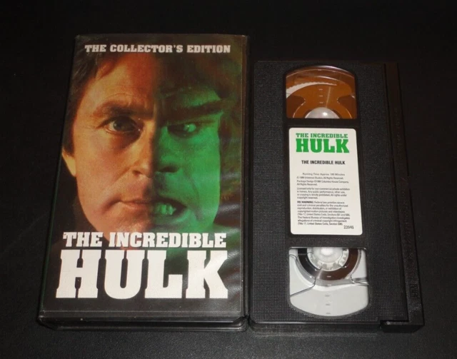 THE INCREDIBLE HULK (VHS, 1977) épisode pilote rare édition collector ...