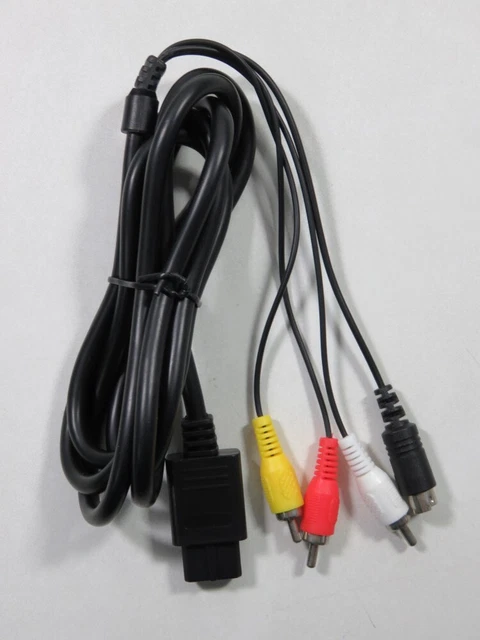 CABLE S-VIDEO SUPER Nintendo(Snes) / Nintendo 64(N64) / Gamecube(Gc ...