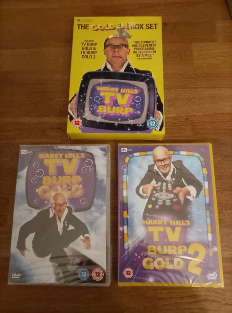 DVD - HARRY Hill TV Burp Golden Boxset *DVDs Are Sealed* PAL UK R2 £5. ...