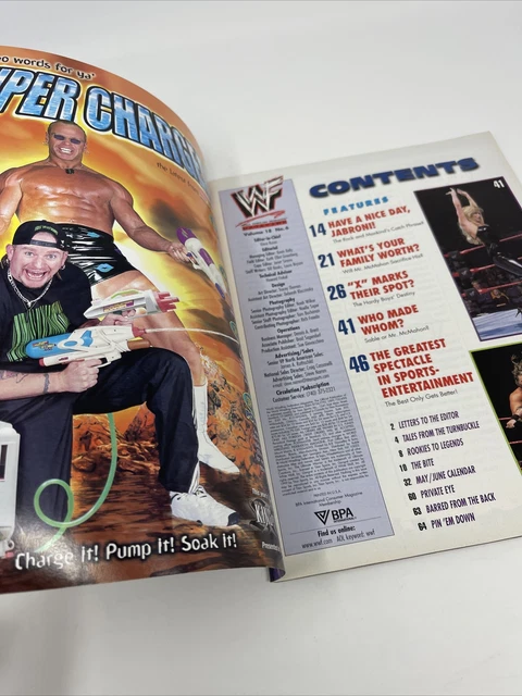 WWF MAGAZINE OCTOBER 2000- Undertaker, Hardy Boys Poster Catalog ...