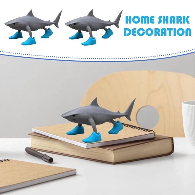 TRALALERO TRALALA DESK , Italian Brainrot Shark Meme Figure, Shark in ...