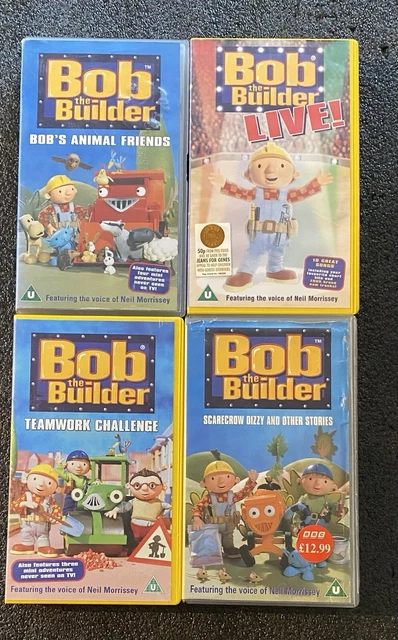 BOB THE BUILDER VHS Video Bundle X 4 Various Titles- Scoop - Dizzy ...