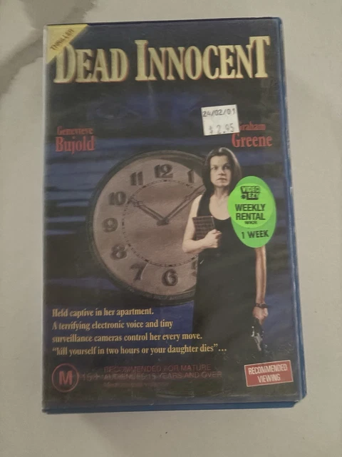 DEAD INNOCENT - Genevieve Bujold & Graham Greene- Rare Vhs Video $15.00 - PicClick AU