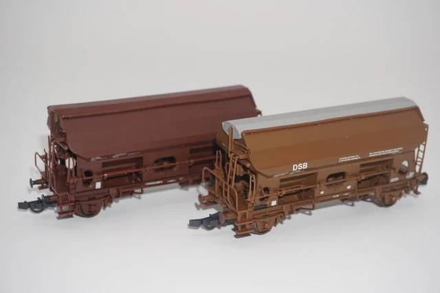 ROCO SPUR H0 46422 46423 Selbstentladewagen Schüttgutwagen Gesamt 2 Stück EUR 44,77 - PicClick DE