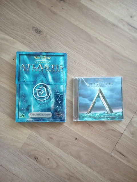 Disney Atlantis The Lost Empire Cd Soundtrack Special 2 Disc Dvd