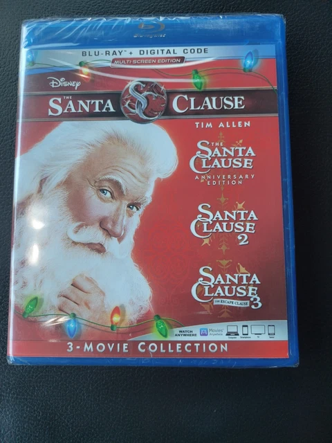 THE SANTA CLAUSE: 3 Movie Collection (Blu-Ray+ Digital) Factory Sealed ...