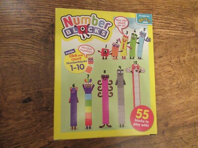 NUMBERBLOCKS GIFT SET Click & Count Cbeebies Maths Help figure EYFS ...
