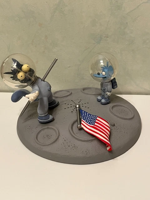 BROKEN PLAYSET MCFARLANE toys The Simpsons Itchy Scratchy Presidential ...