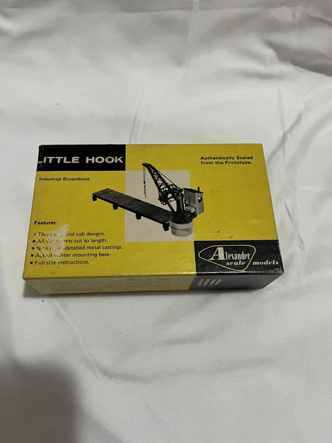 ALEXANDER SCALE MODELS HO Little Hook Industrial Brownhoist Kit $4.00 ...