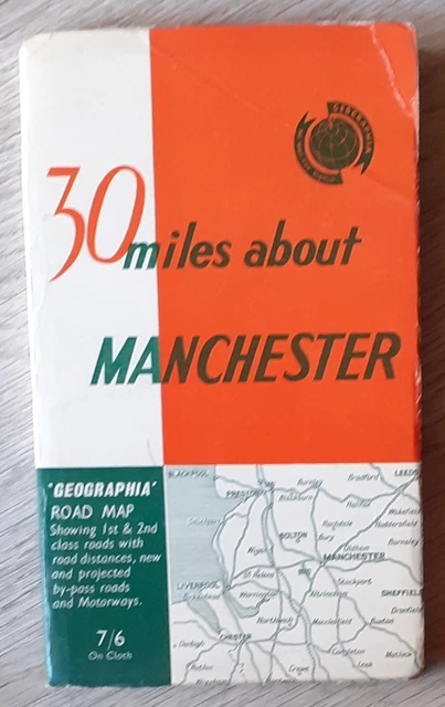MAP - The Up-To-Date Road Map Of 30 Miles About London £15.00 - PicClick UK