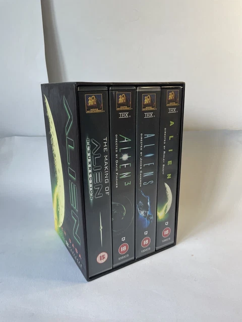 THE ALIEN SAGA Box Set (VHS 1997) Partly Sealed - 4 Vhs £16.99 ...