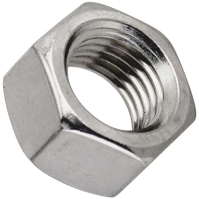 SECHSKANTMUTTERN EDELSTAHL A2 DIN 934 M1,6/M2/M2,5/M3/M4/M5/M6 bis M24 Muttern EUR 4,39 ...