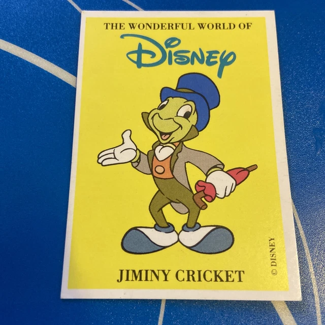 DISNEY WEET-BIX CARD 1994 Series Aussie Release #8 Of 20 - Jiminy ...