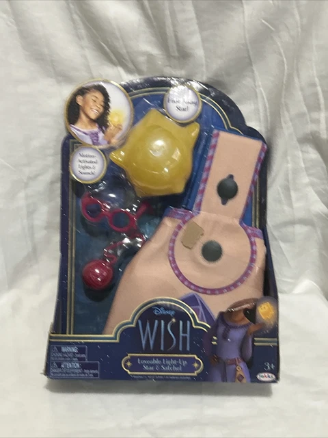 Disney Wish Movie Loveable Light Up Star And Satchel Set 4 Pieces Brand