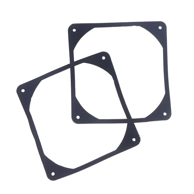 2PCS 12CM ANTI Vibration Silicone Rubber Fan Gasket For Computer Case ...
